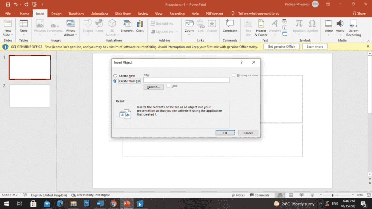 How to convert a Microsoft Word document to PowerPoint