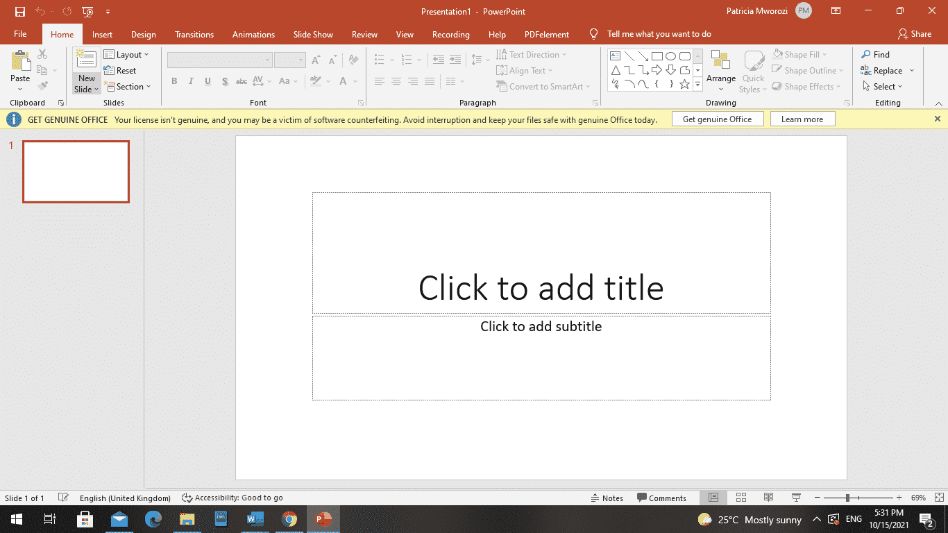 How to convert a Microsoft Word document to PowerPoint