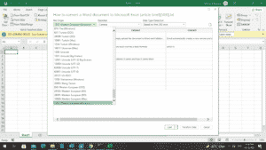 How to convert a Word document to Microsoft Excel