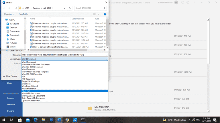 how-to-convert-a-word-document-to-microsoft-excel