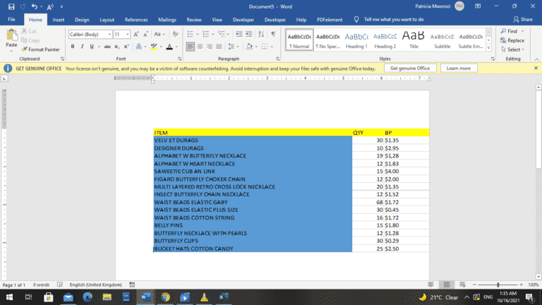 How to convert an Excel document to Microsoft Word