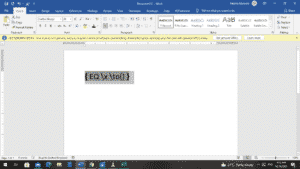 How to insert a line over the top of text in Word documents