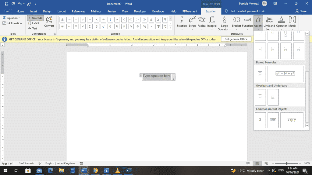 How To Insert A Line Over The Top Of Text In Word Documents