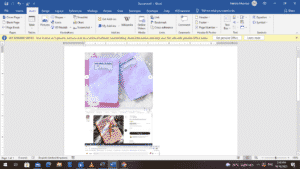 How to merge images in Microsoft Word document