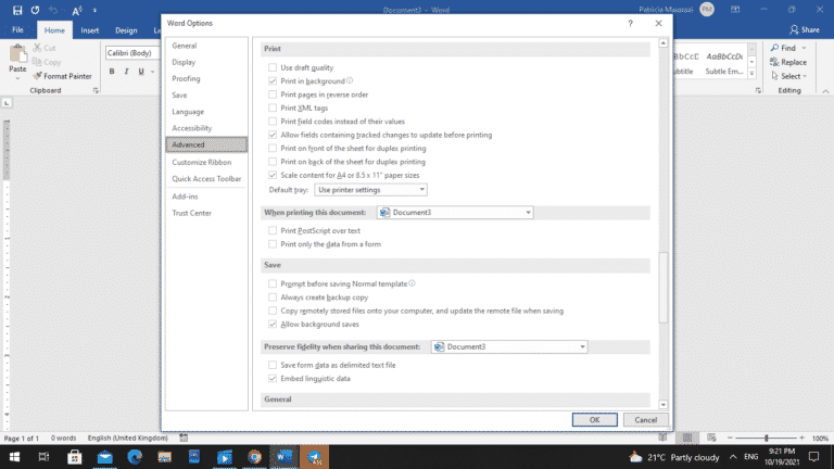 How to refresh fields in Microsoft Word documents