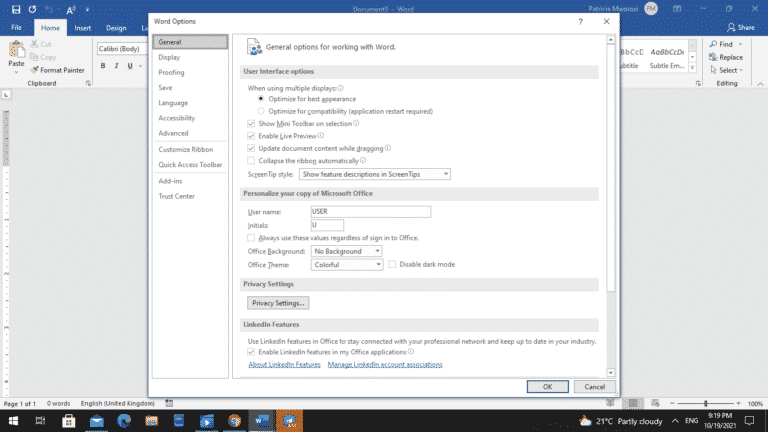 How to refresh fields in Microsoft Word documents
