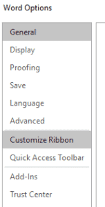 How to insert a radio button in a Microsoft Word document