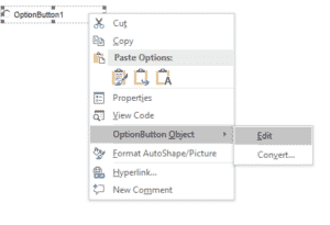 How to insert a radio button in a Microsoft Word document