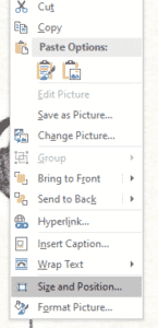 How to insert text on a picture in Microsoft Word documents