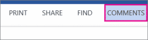 How to resolve a comment in Microsoft Word documents