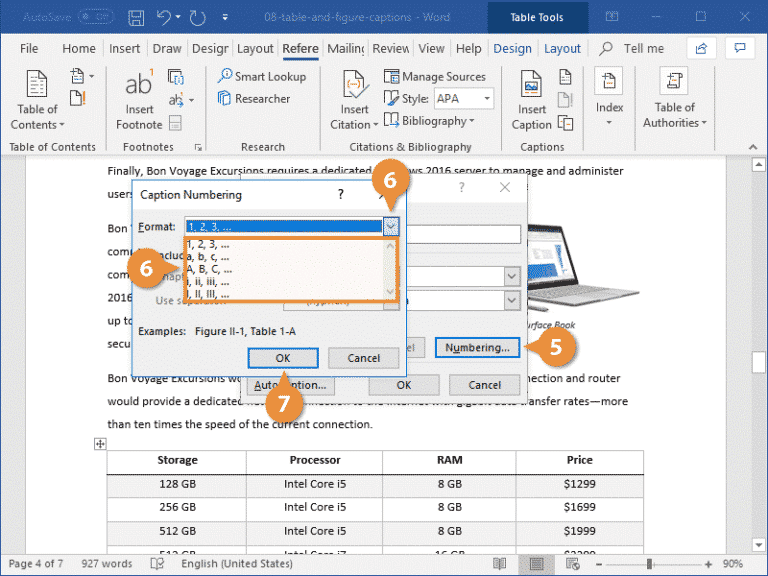 How to add captions to your graphics in Microsoft Word
