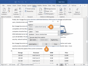 How to add captions to your graphics in Microsoft Word