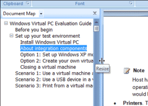 How to use the document map in Microsoft Word documents