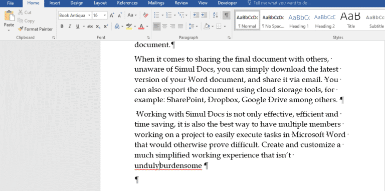 How to keep two words together on one line in a Microsoft Word document