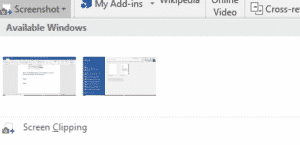 How to use Microsoft Word’s built-in screenshot tool